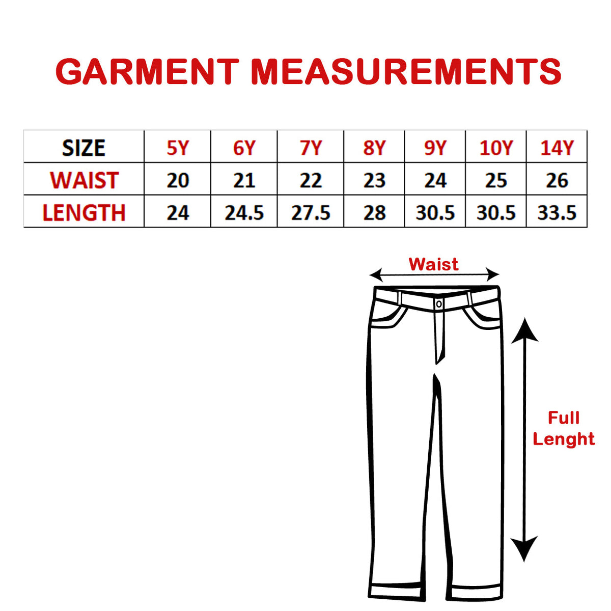 GIRL'S EMB STAR JEANS | GP-(5Y-16Y) – EB4L