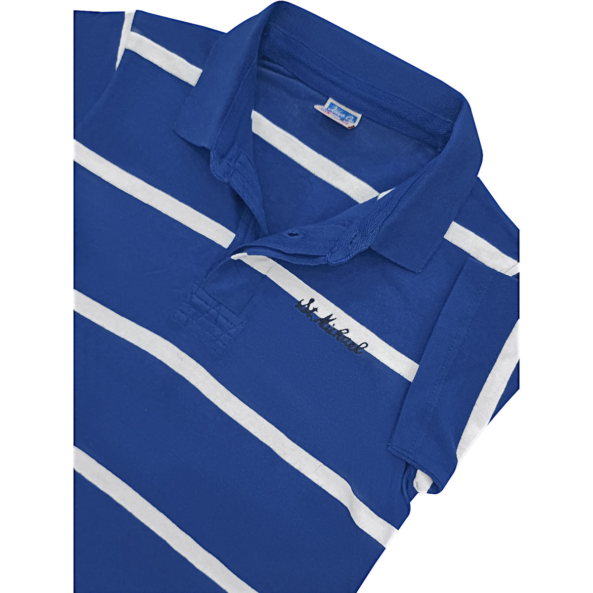 MEN'S SLIM FIT BLUE POLO | XDYE – EB4L