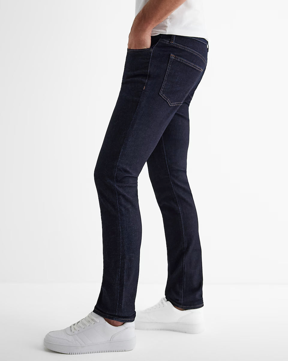 MEN'S DARK WASH HYPER STRETCH JEANS - EXP – EB4L
