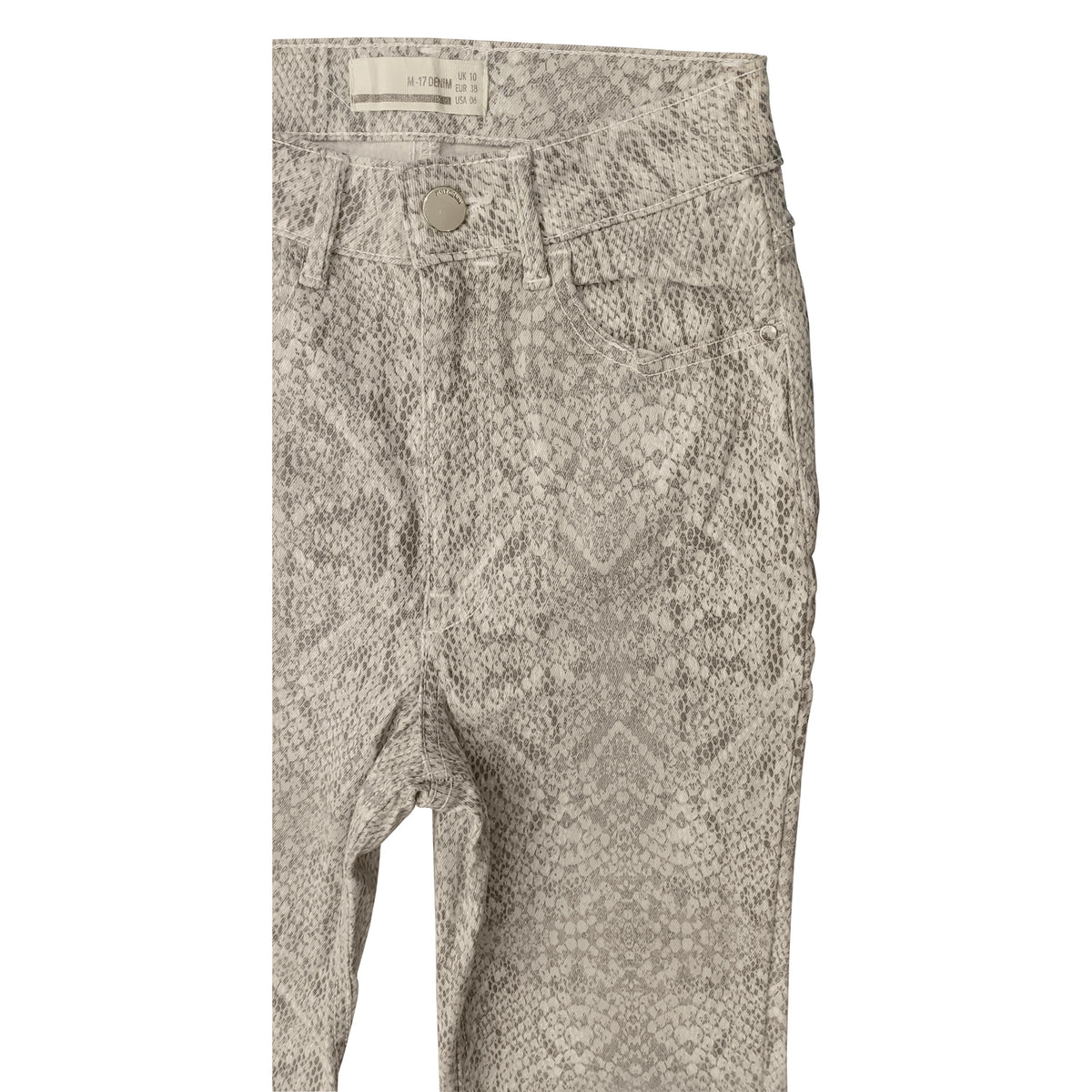 LADIES LEAPORD PRINT JEANS | M-17 DENIM – EB4L